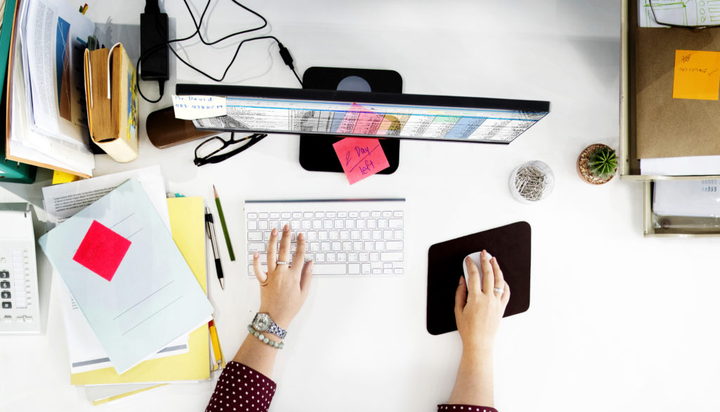 6 Tips on How to Start Decluttering Your Workspace - HOPE Organizers ...